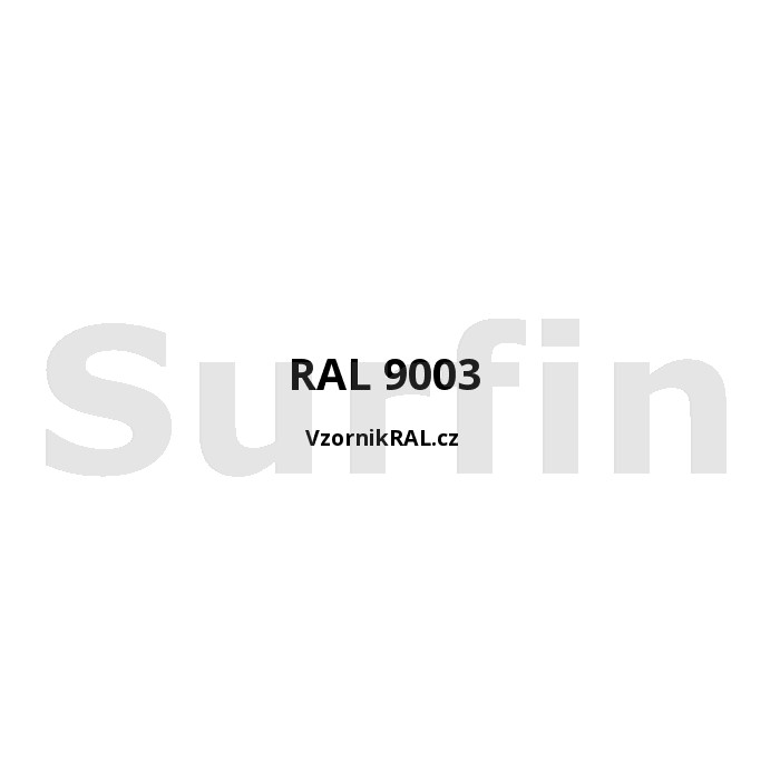 CA RAL9003 | Surfin
